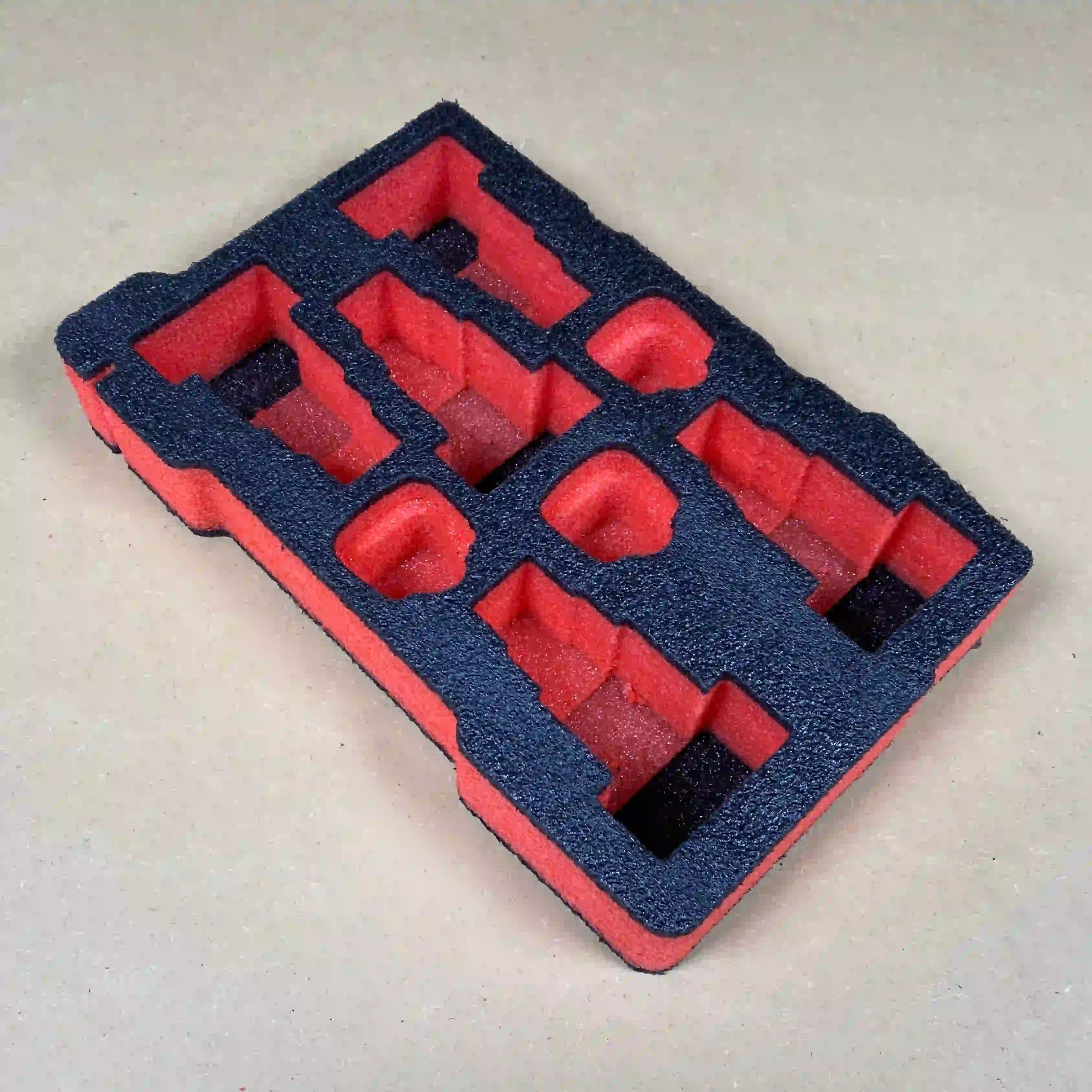 FOAM INSERT to store M12 xc and cp Batteries in a Milwaukee Packout 11 ...