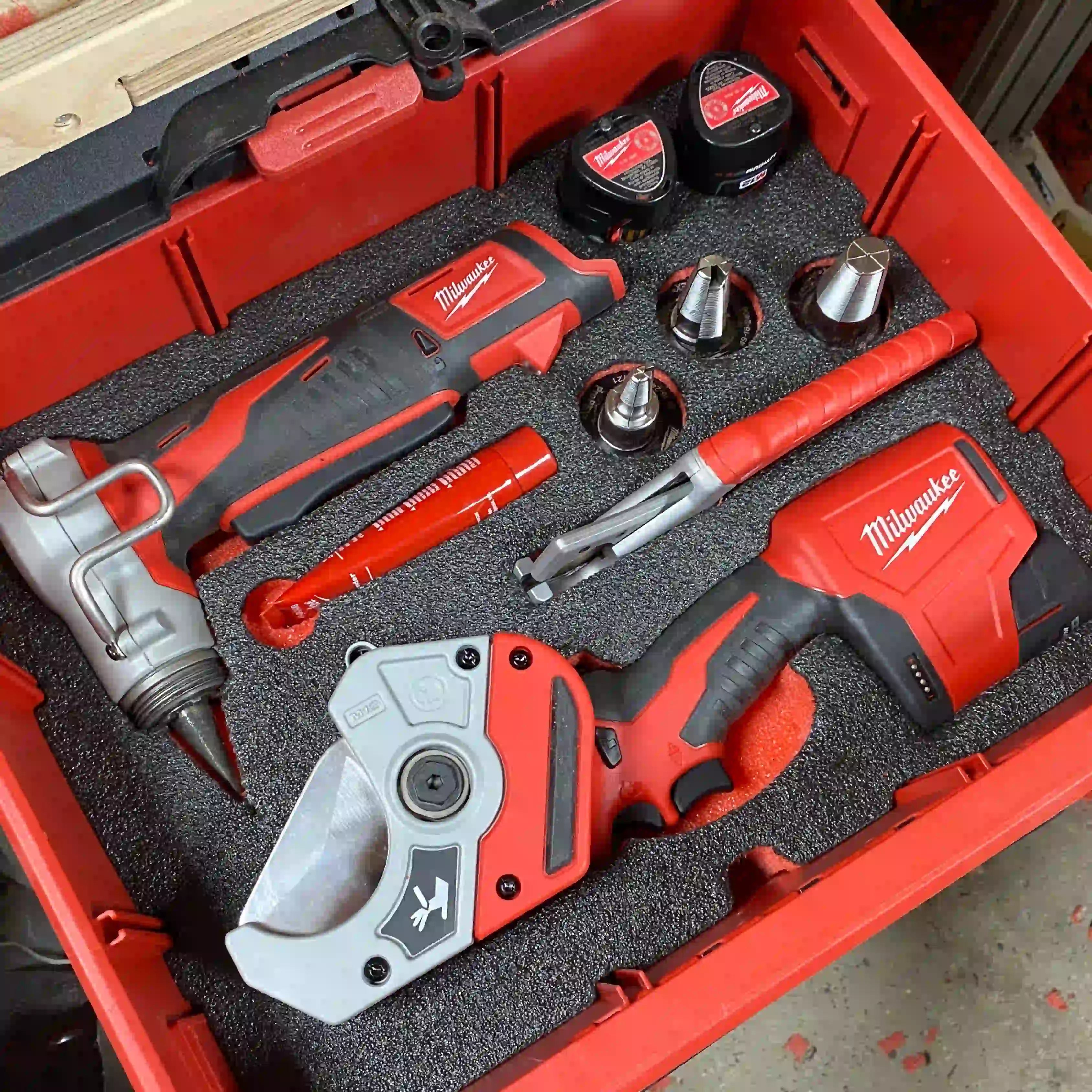 FOAM INSERT to store M12 ProPex Tool Kit and M12 pvc Pipe Shear 2470-2 ...