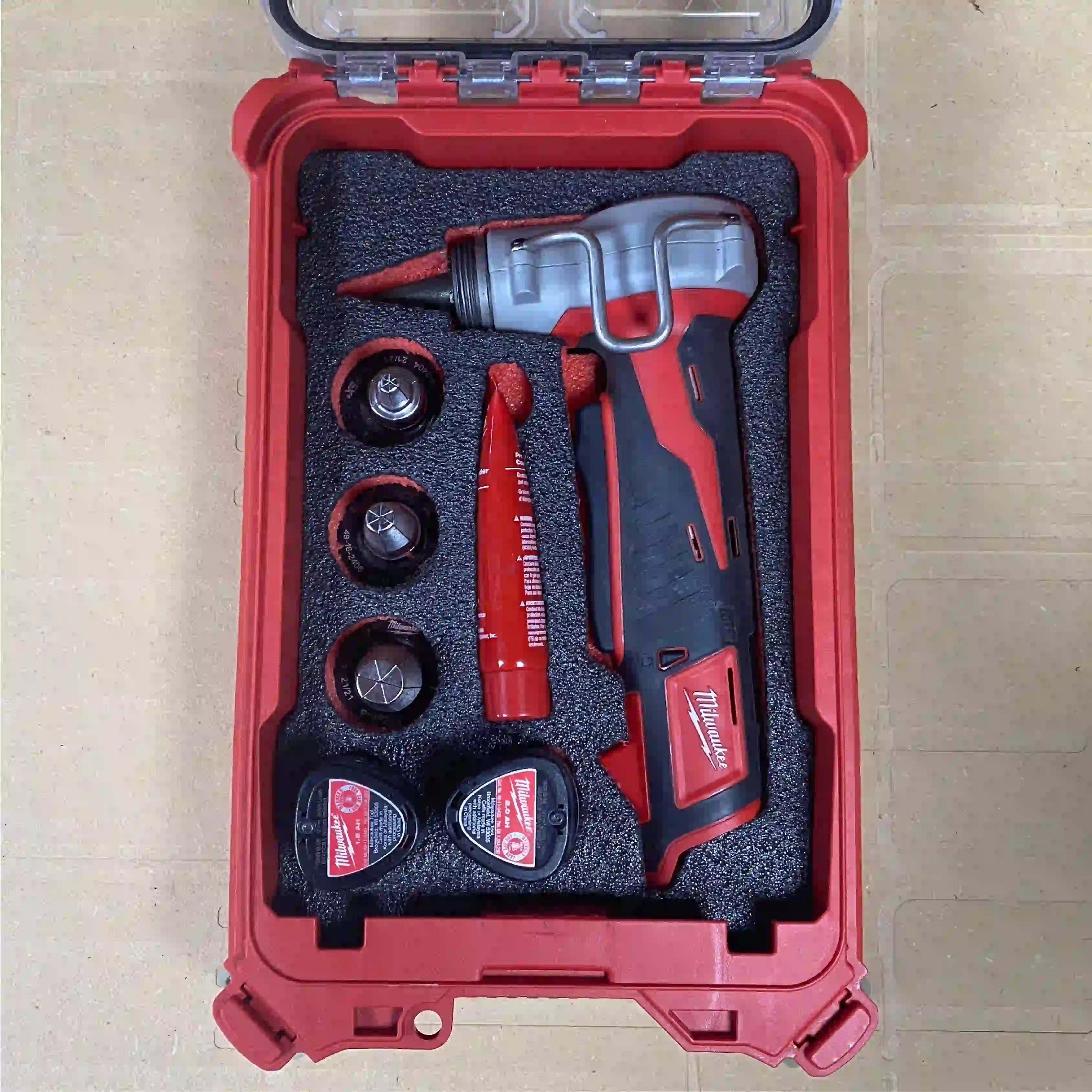 FOAM INSERT to store M12 ProPex Expansion Tool Kit in a Milwaukee Pack ...